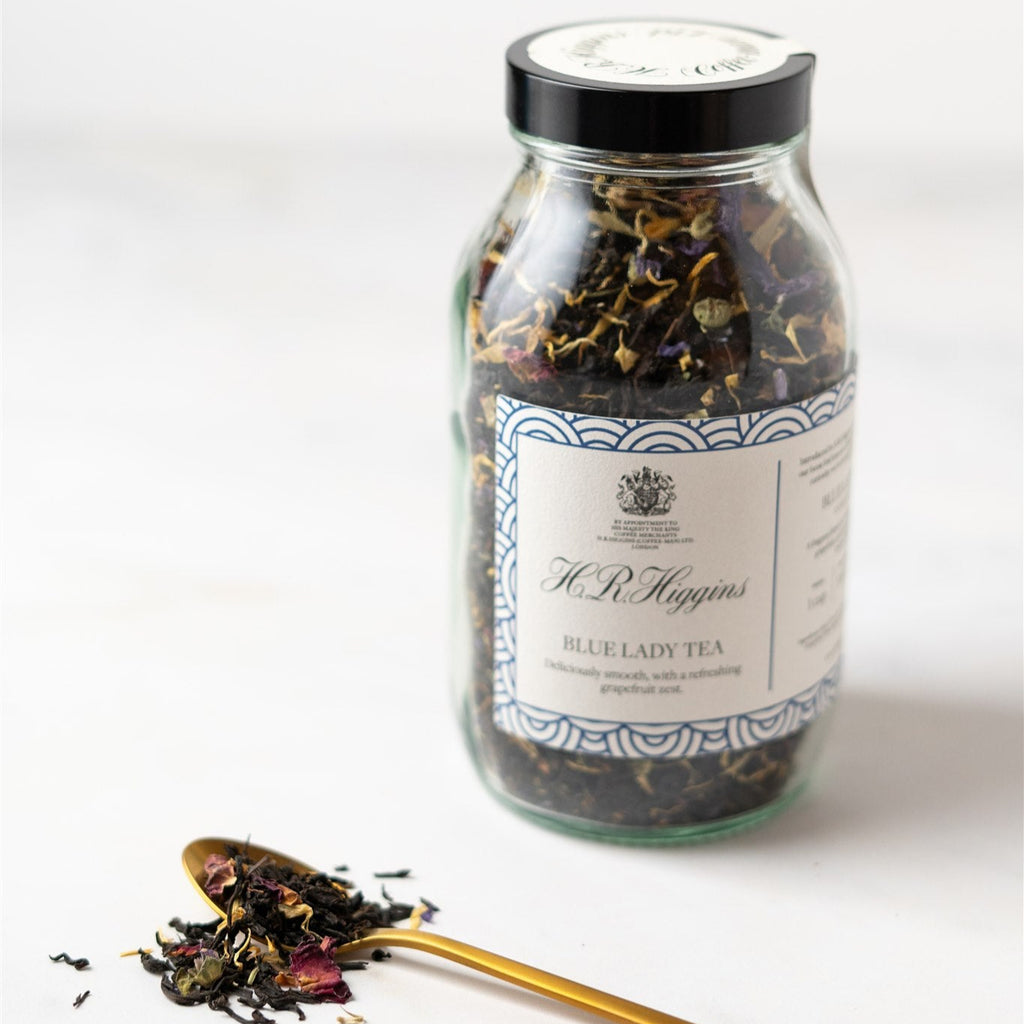 Blue Lady Loose Leaf Tea Jar – H.R.Higgins (Coffee-man) Ltd.